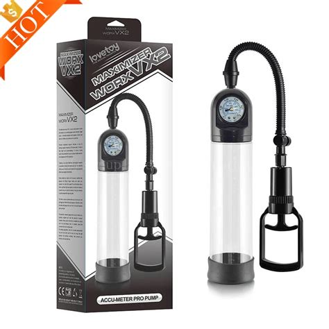 Dildo Enlargement Device Vacuum Meter Pussy Enlargers Pressure Gauge With Antomatic Air Hand