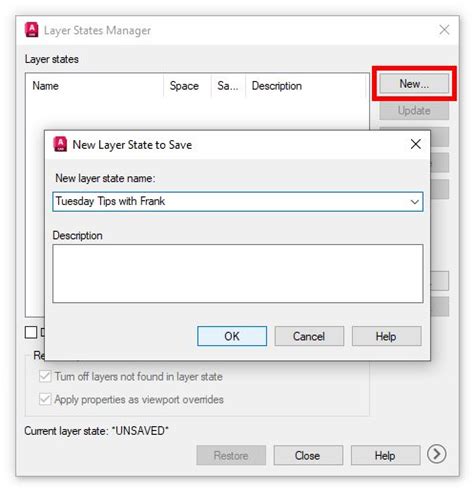 Save Your Settings With Layer States Tuesday Tips With Frank AutoCAD Blogs AutoCAD Forums