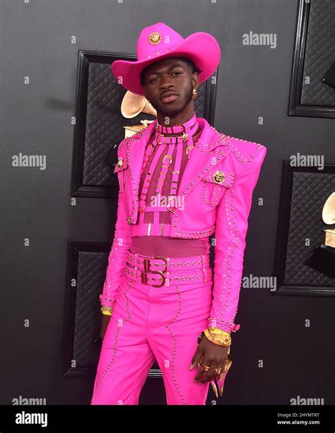 Lil Nas X Attending The 2020 Grammy Awards Held At Staples Center In