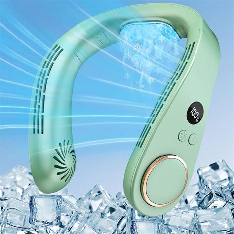 Neck Cooling Fan With Cold Air 5500mah Neck Fan