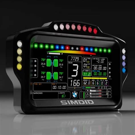 5 Inch Dashboard 22 60fps Rgb Sim Racing Dh480 Pro For Fanatec Simcube Moza Based