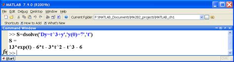MATH MATLAB First Order Differential Chegg