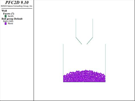 Hopper Discharge Itasca Software 9 1 Documentation