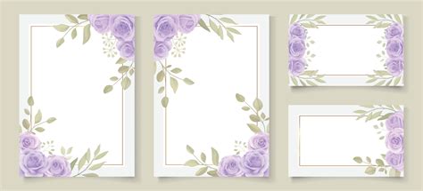 Purple Flower Border Vector Art Icons And Graphics For Free Download