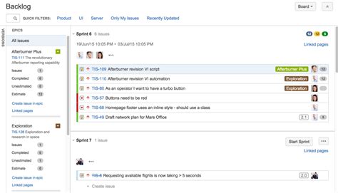 Managing Epics In A Scrum Project Atlassian Documentation