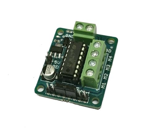 l293d dual motor driver h bridge module board for arduino robodo