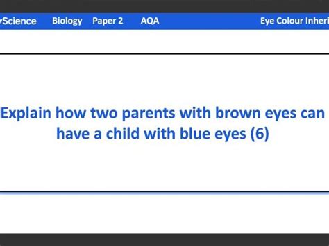 Aqa Biology Topic 6 Inheritance And Selection 3 6 Mark Questions Teaching Resources