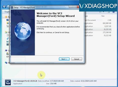 How To Install VXDIAG VCX NANO Ford IDS V117