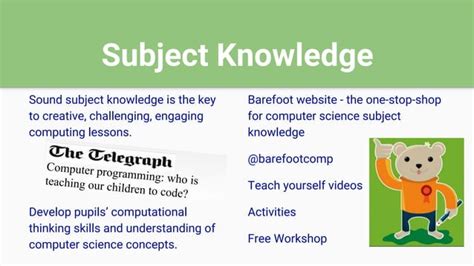 Approaches To Teaching Primary Computing Ppt