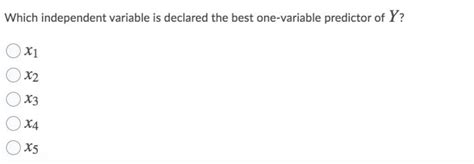 solved it is known that the explanatory variables x1 x2
