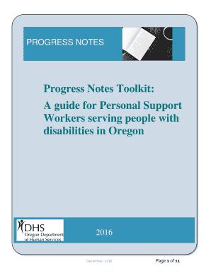 Personal Support Worker Progress Notes Examples Fill And Sign Printable Template Online