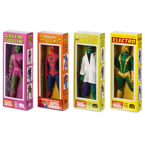 Mego Spider Man Action Figure Set On Disney Store — Extra Magic Minutes