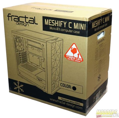 Fractal Design Meshify C Mini Tempered Glass Edition Modders Inc