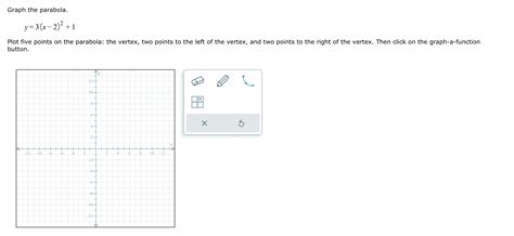 solved graph the parabola y 3 x 2 2 1plot five points on the