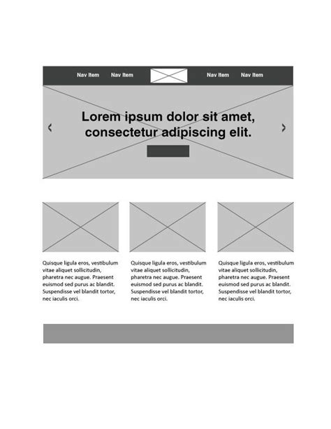 Horizontal Nav Layout