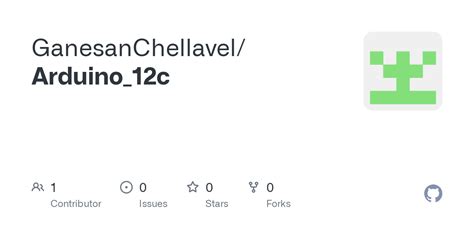 Github Ganesanchellavelarduino12c