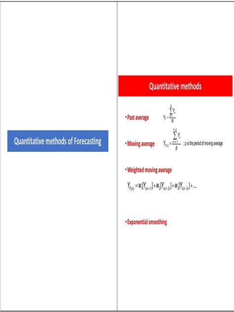 Quantitative Forecasting Methods Pdf Errors And Residuals Regression Analysis