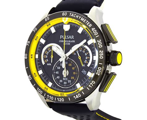 Pulsar Men's 45mm PU2007X Chronograph Watch - Black | Scoopon Shopping