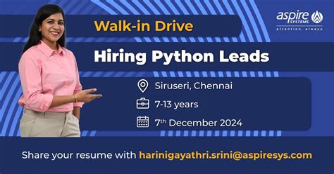Aspiresystems Joinus Pythonlead Python Django Flask Wearehiring