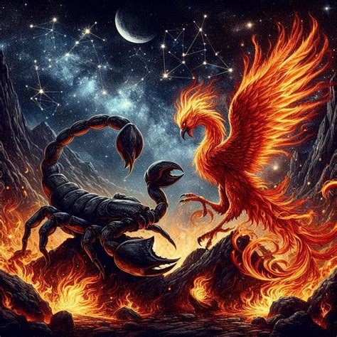 Arte Escorpião Tatuagem De Proteção Desenhos De Fenix Fênix Pássaro