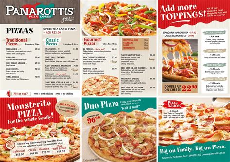 Panarottis Menu Pdf