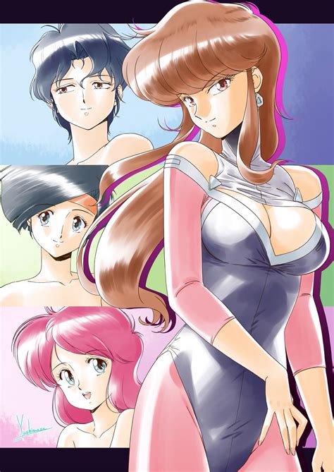 Priscilla Asagiri Nene Romanova Sylia Stingray And Linna Yamazaki Bubblegum Crisis Drawn By
