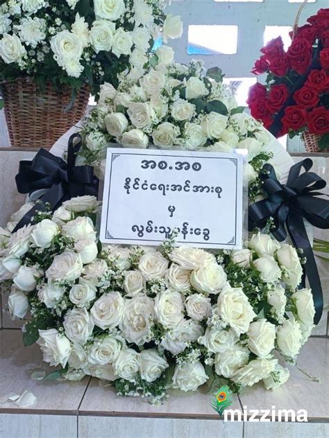 Mizzima ဓာတ်ပုံ ရန်ကုန်မြို့၊ မြောက်ဥက္ကလာမြို့နယ်၊ ရေဝေးသုဿာန်က ဒေါက်တာ နေဝင်း၏ ဇာပန မြင်က