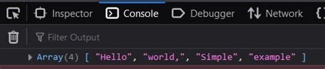 JavaScript Split A Sentence Into An Array Of Words Example Code