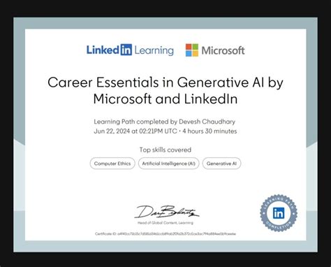 Devesh Chaudhary On Linkedin Microsoft Linkedin Generativeai