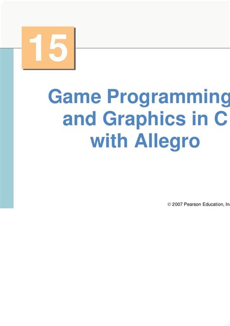 Tutorial Allegro