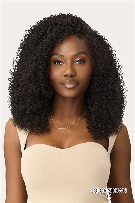 Outre Quick Weave Half Wig Aurayna 18 Medium Curly Synthetic