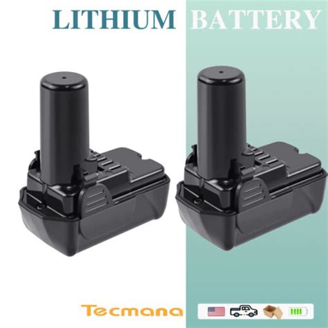 2pack 4000mah 108v12v Battery For Hitachi Bcl1015 Bcl1030 329369 331065 329370 Ebay