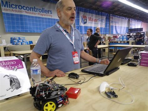 Michael Margolis And His Arduino Cookbookbot Brian Jepson Flickr