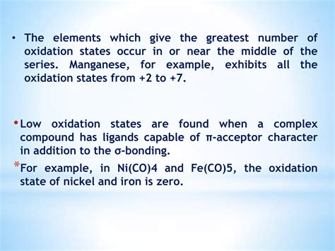 D Block Elements Pptx Chemistry Science