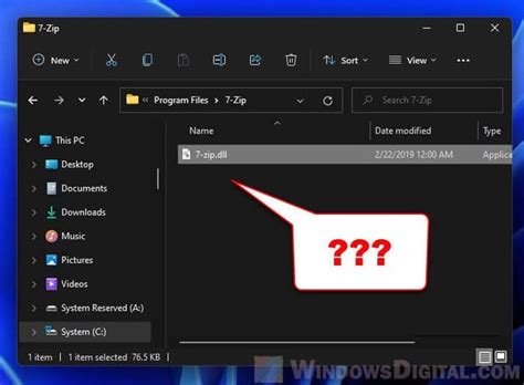 I Cant Delete 7 Zip Dll After Uninstall How To Delete It R Windows10howto