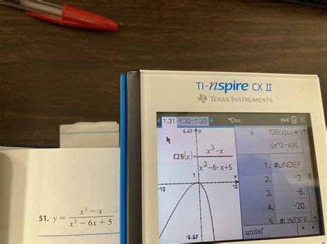 for 51 as x approaches 1 the numerator approaches 0 and the denominator