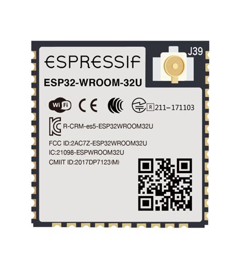 Espressif ESP WROOM 32U ICORP TECHNOLOGIES