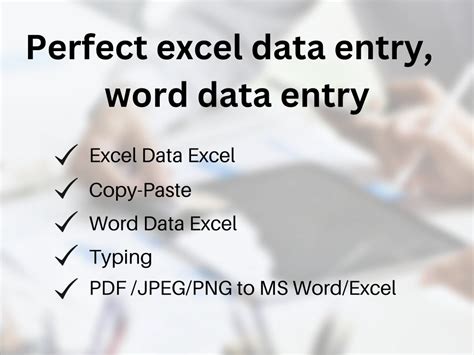 accurate data entry typing and pdf conversion into ms word and ms excel