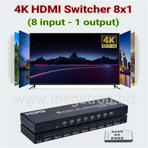 Jual 4k Hdmi Switcher Selector 8x1 8 Input 1 Output Jakarta