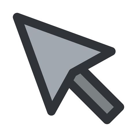 cursor left mouse pointer icon download on iconfinder