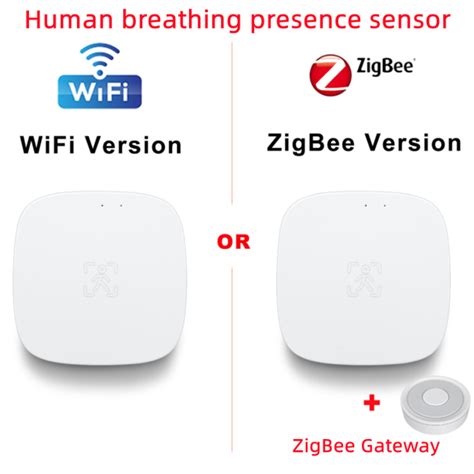 Tuya Zigbee Human Presence Motion Sensor Luminance Breath Detection Body Motion Pir Sensor