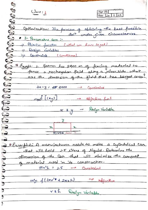 Dsp 4 Dsp Friends Unit 1 Page No Date 20 7 23 Optimization The