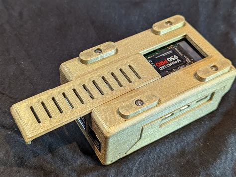 Raspberry Pi 5 Case With Pineberry Hatdrive Bottom By Barbedwire Download Free Stl Model