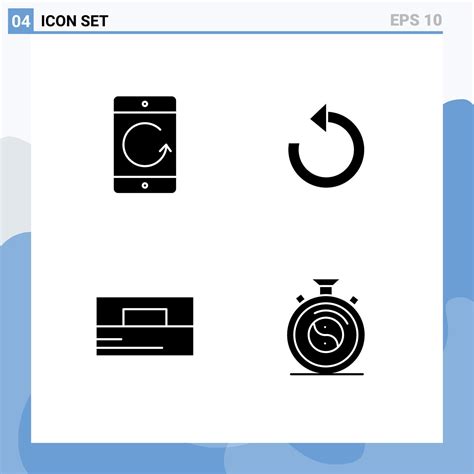 User Interface Pack Of Basic Solid Glyphs Of Arrow Accessories Devices Reload Man Editable