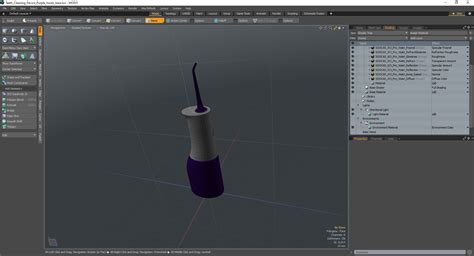 3d Teeth Cleaning Device Purple Turbosquid 2137110