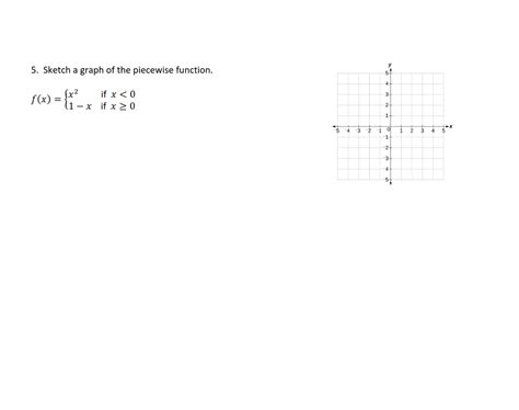 Solved Sketch A Graph Of The Piecewise Function Chegg