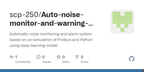 Github Scp 250auto Noise Monitor And Warning System Automatic Noise