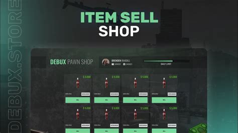 [qb Esx Other] [paid] Item Sell Shop Pawnshop Fivem Releases Cfx Re Community