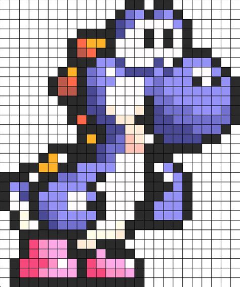 Advance Yoshis Island Dark Blue Yoshi By Vickicutebunny On Deviantart