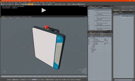 Smart Pendant For Controller Programming Yaskawa 3d Model 49 3ds Blend C4d Fbx Max Ma